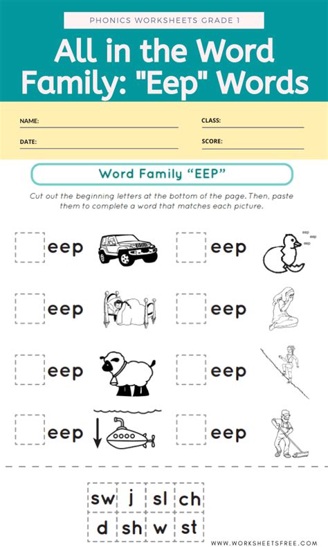 6 Phonics Worksheets Grade 1 Free Printable Worksheets Phoenix