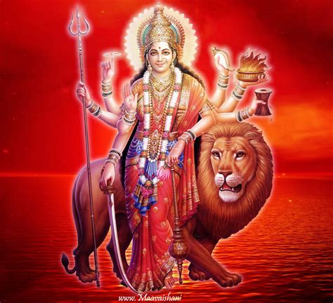 Free Download Maa Vaishnavi Devi Standing Hd Wallpapers Pictures Images
