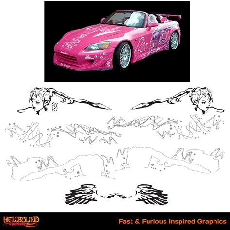 Fast And Furious Hellbound Graphics Car Sticker Design Car Wrap
