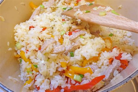 甜椒肉絲炒飯。不用隔夜飯也能做出好吃炒飯 By 西西烹飪筆記 愛料理