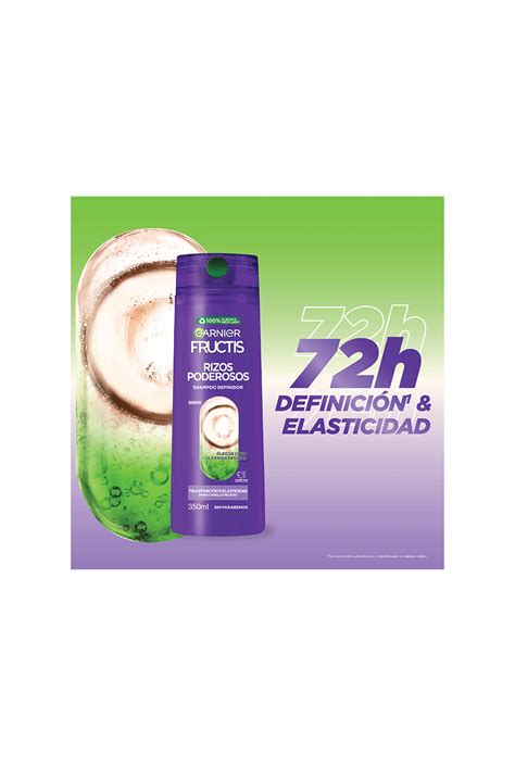 Shampoo Fructis Garnier Rizos Poderosos X 350 Ml Farmaciasdelpueblo