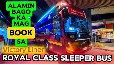 Victory Liner Royal Class Sleeper Bus Complete Review Youtube