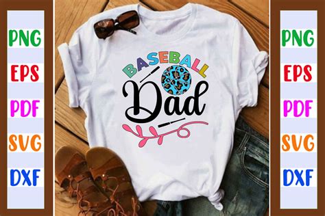Baseball Dad Sublimation Png Graphic By Crafthouse · Creative Fabrica
