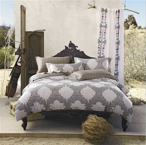 Auvoau Bohemian Style Duvet Covers Bedding Set Queen Size Boho Bedding
