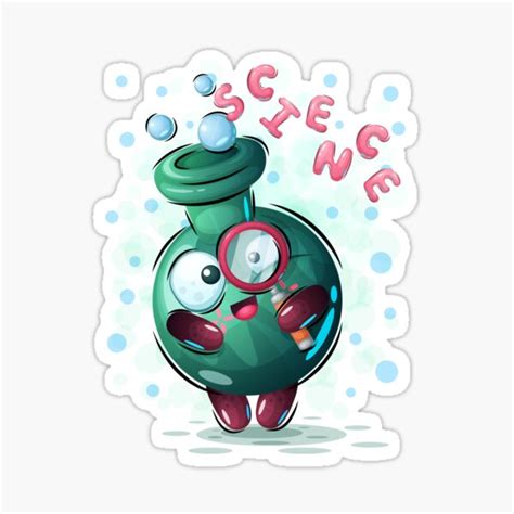 Cute Experiment Sticker For Sale By Newrootcat Redbubble