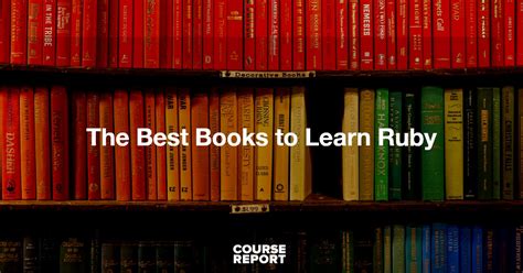 The Best Books To Learn Ruby Course Report