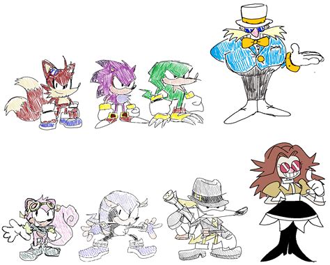 Sonic The Hedgehog Characters And Story In D Sides Au Lore And Designs