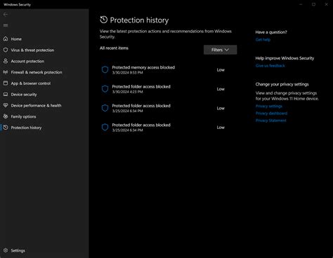 Question How To Delete Windows Security Protected Folders Access