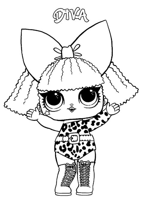 Lol Surprise Doll Para Colorear ¡imprime Gratis Toda La Serie