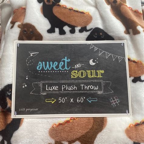 Bedding Dashchund Plush Throw Poshmark