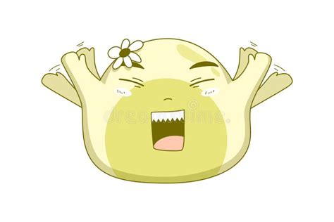 Cute Slime Character Design Illustration Stock Vector Illustration Of Funny Liquid 300512918