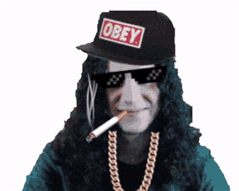 Obey Girl Swag Smoking