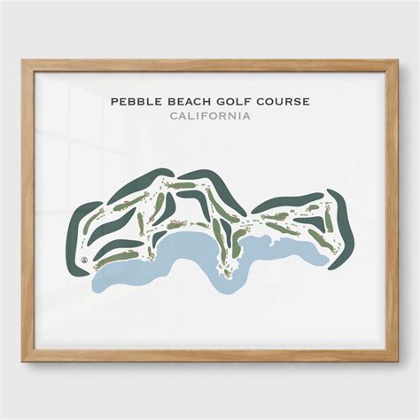 Buy Fabulous Pebble Beach Golf Course Maps