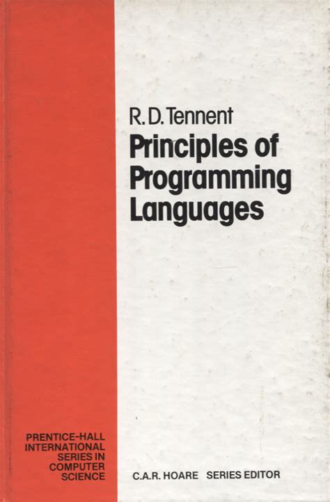 Principles Of Programming Languages Book Computing History