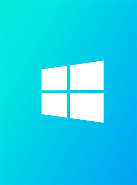 1072x1448 Resolution Windows 10 Cyan Logo 1072x1448 Resolution