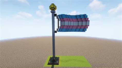 Trans Flag Minecraft Map