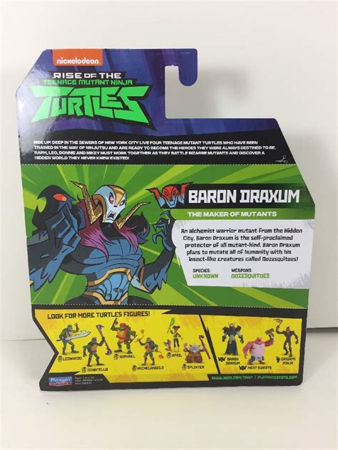New Rise Of The Teenage Mutant Ninja Turtles Baron Draxum Villian