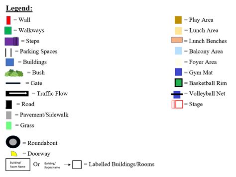 Map Legend For School