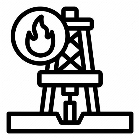 Drilling Rig Gas Exploration Platform Industrial Offshore Icon Download On Iconfinder