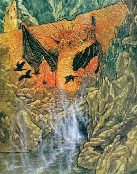 Top 10 Artistic Portrayals Of Smaug The Dragon From The Hobbit