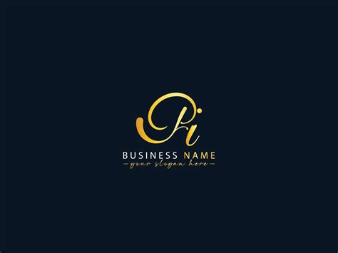 Monogram Fi Logo Icon Initials Fi Logo Letter Design 16473528 Vector Art At Vecteezy