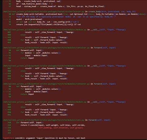 Solved Error While Creating Learner For Senet Typeerror Conv2d