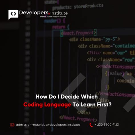 Developersinstitutemauritius On Linkedin Codinglanguage