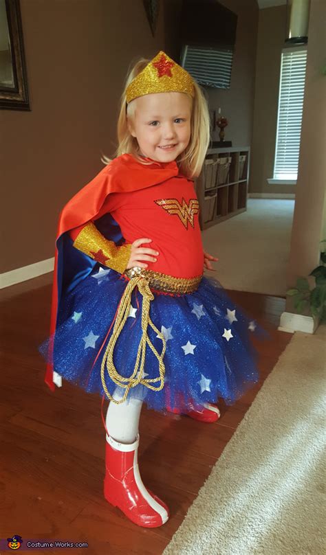 Homemade Wonder Woman Costume For Girls Unique Diy Costumes