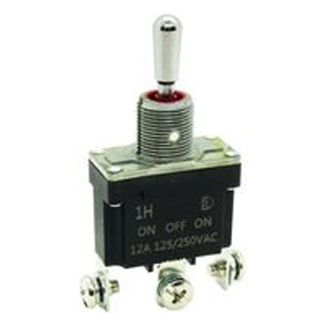 Multicomp Pro Mp1has9t1b1m1n1s 5 Toggle Switch Spst 12a 250vac Panel Eezee