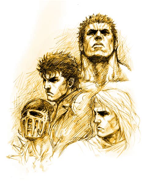 Kenshiro Raoh Toki And Jagi Hokuto No Ken Drawn By Tsunetarou