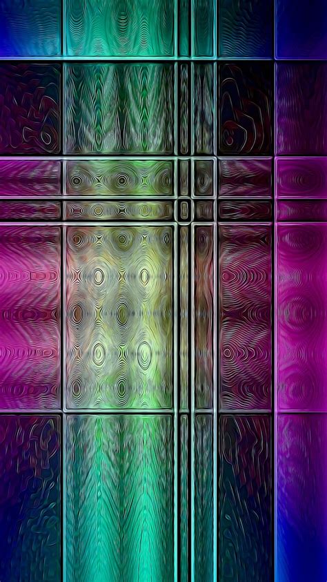 Colorful Glass Pattern Background Wallpaper