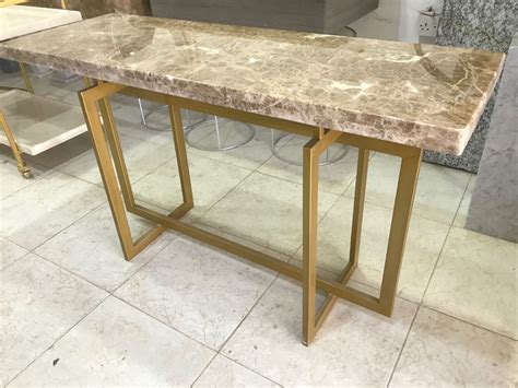 Marble Table With Gold Legs