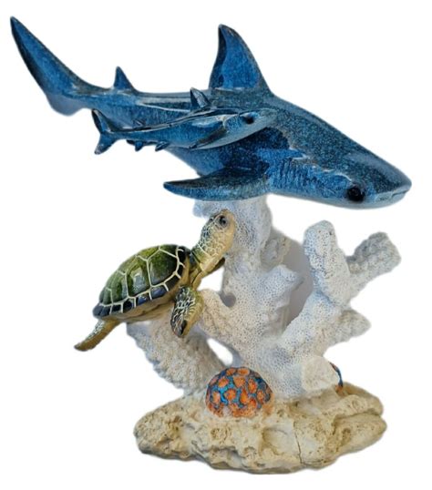 Best Wholesale 21cm Shark And Turtle On Coral Tware Australia Godt