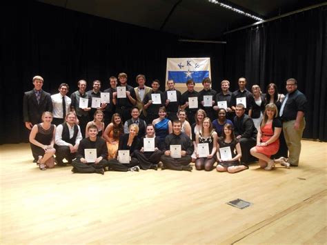The Gamma Kappa Chapter Of Kappa Kappa Psi 1st Degree Chapter Photo