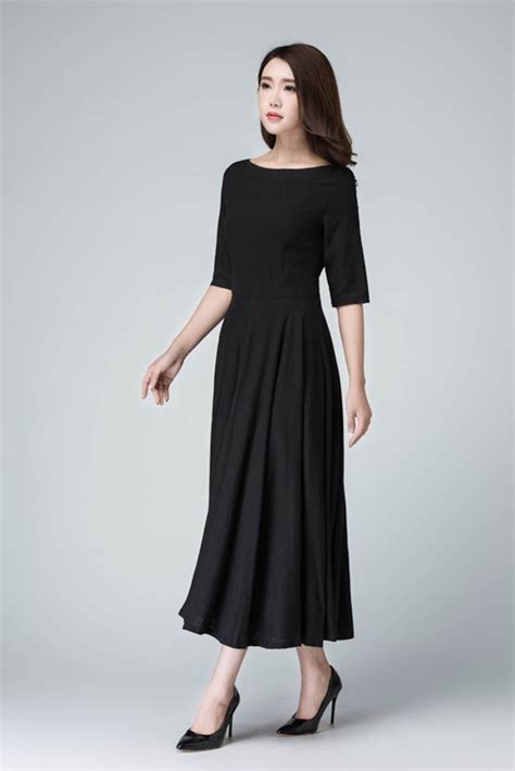 How To Wear A Black Linen Dress At Erin Taylor Blog