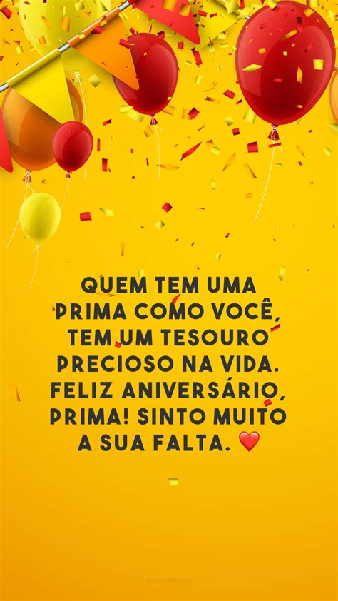 Frase De Aniversário De Prima