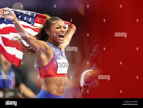 Paris France 6th Aug 2024 Gabrielle Thomas Of The United States