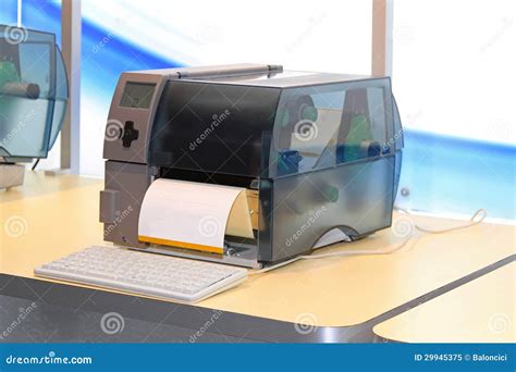 Label Printer Stock Image Image Of Keyboard Industry 29945375