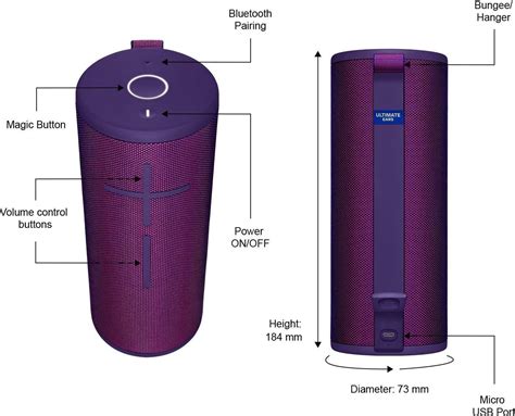 Specification Sheet Buy Online Logi Ue Boom 3 Ultraviolet 984 001363