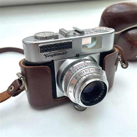 Vintage Voigtlander Camera Color Skopar Lens Etsy