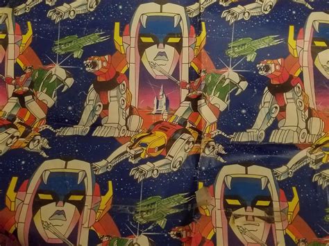 Found Some Old Voltron Wrapping Paper While Working On Presents This Year R Voltron