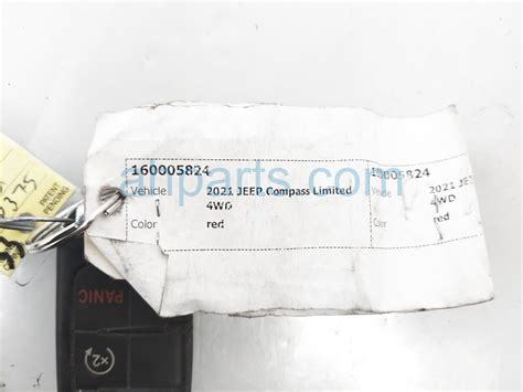 2021 Jeep Compass Key Fob Remote 4 Button