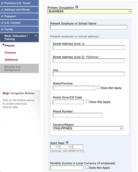 How Does A Us Visa Application Form Look Like