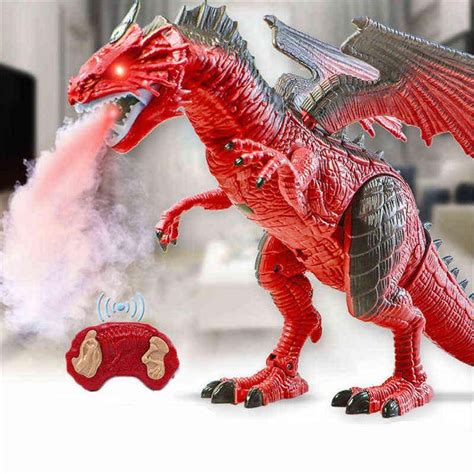 45 Cm Dinosaur Spray Dragon Roar Walking Electric Remote Control