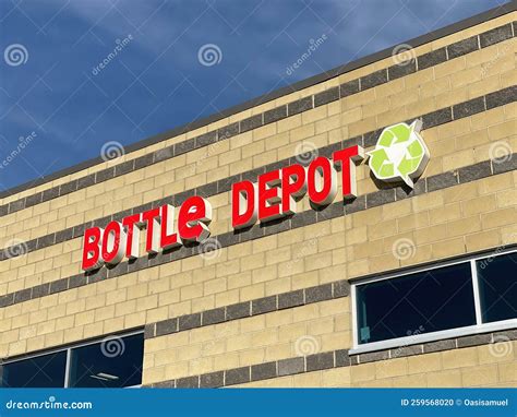 A Bottle Depot Recycling Government Regulated Full Regulated Refunds Service Building Editorial