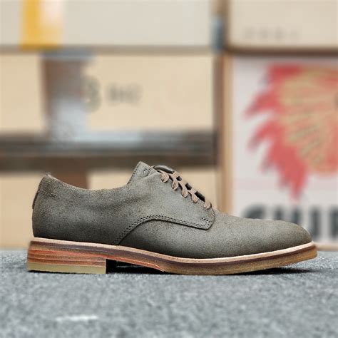 其乐clarks Clarkdale Walk翻毛牛津鞋德比鞋低帮生胶底休闲男鞋 虎窝淘