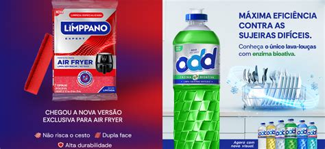 Limppano Lança Esponja Exclusiva Para Airfryer E Novo Lava Louças Com