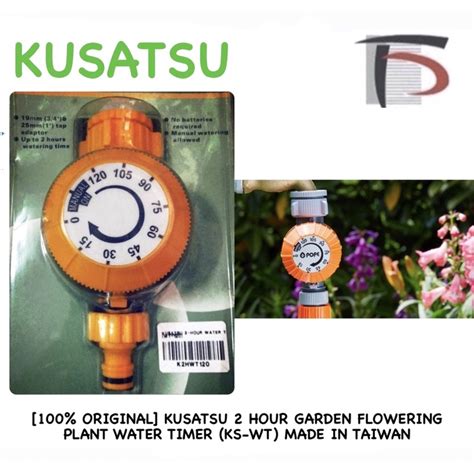 100 Original Kusatsu 2 Hour Garden Flowering Plant Water Timer Ks Wt Made In Taiwan