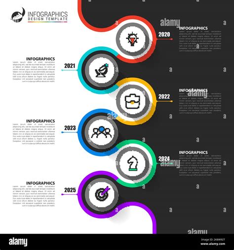 Infographic Design Template Creative Concept With 6 Steps Can Be Used