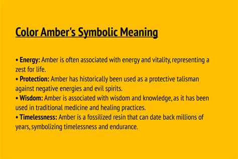 Amber Color Meaning Amber Represents Warmth And Optimism Creativebooster